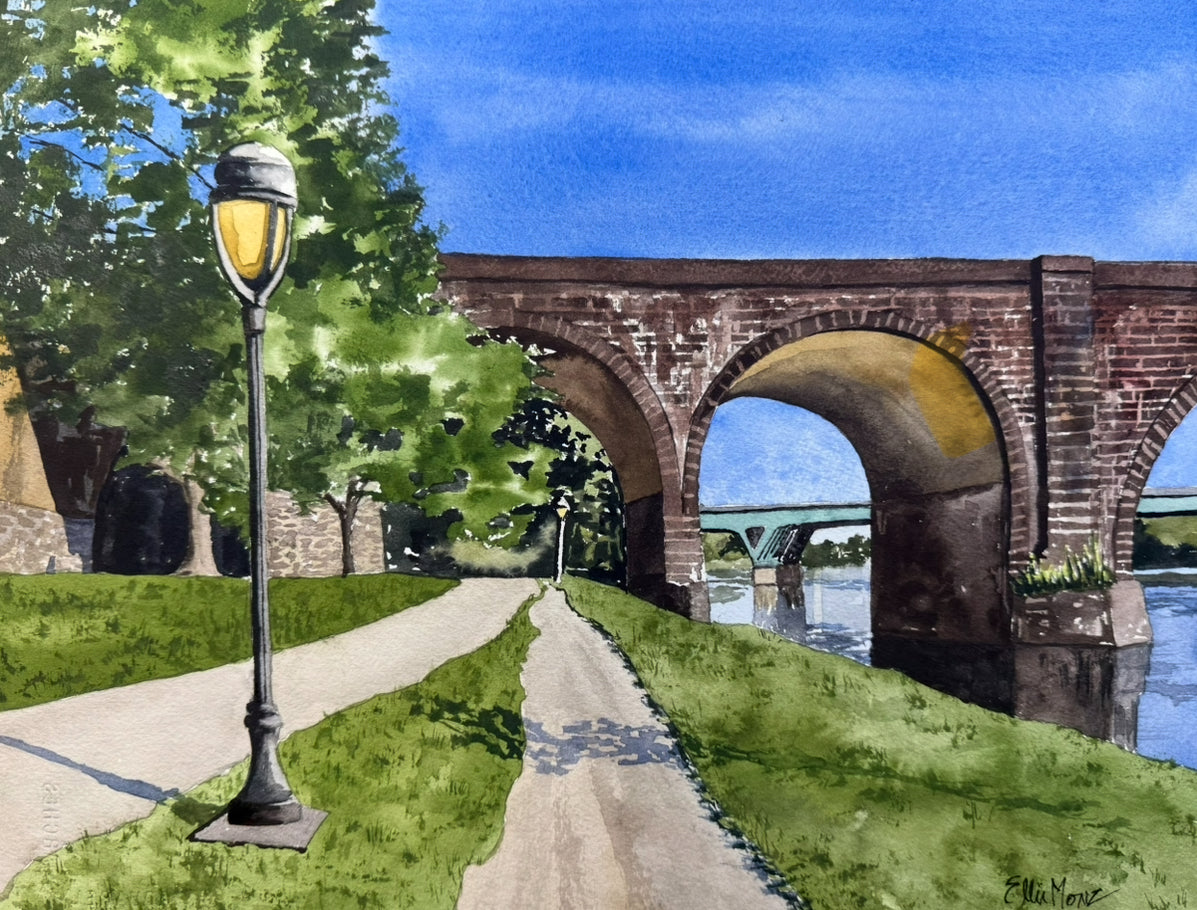 Kelly Drive Bridge– Ellie Moniz Watercolors