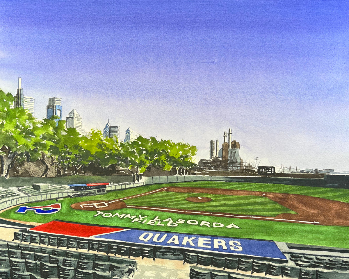 UPenn Meiklejohn Stadium– Ellie Moniz Watercolors