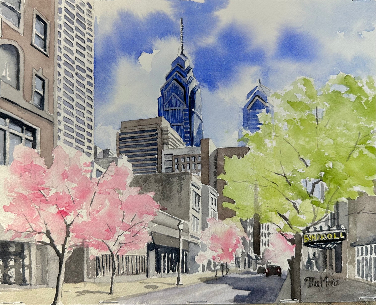 Bankroll - Chestnut Street– Ellie Moniz Watercolors