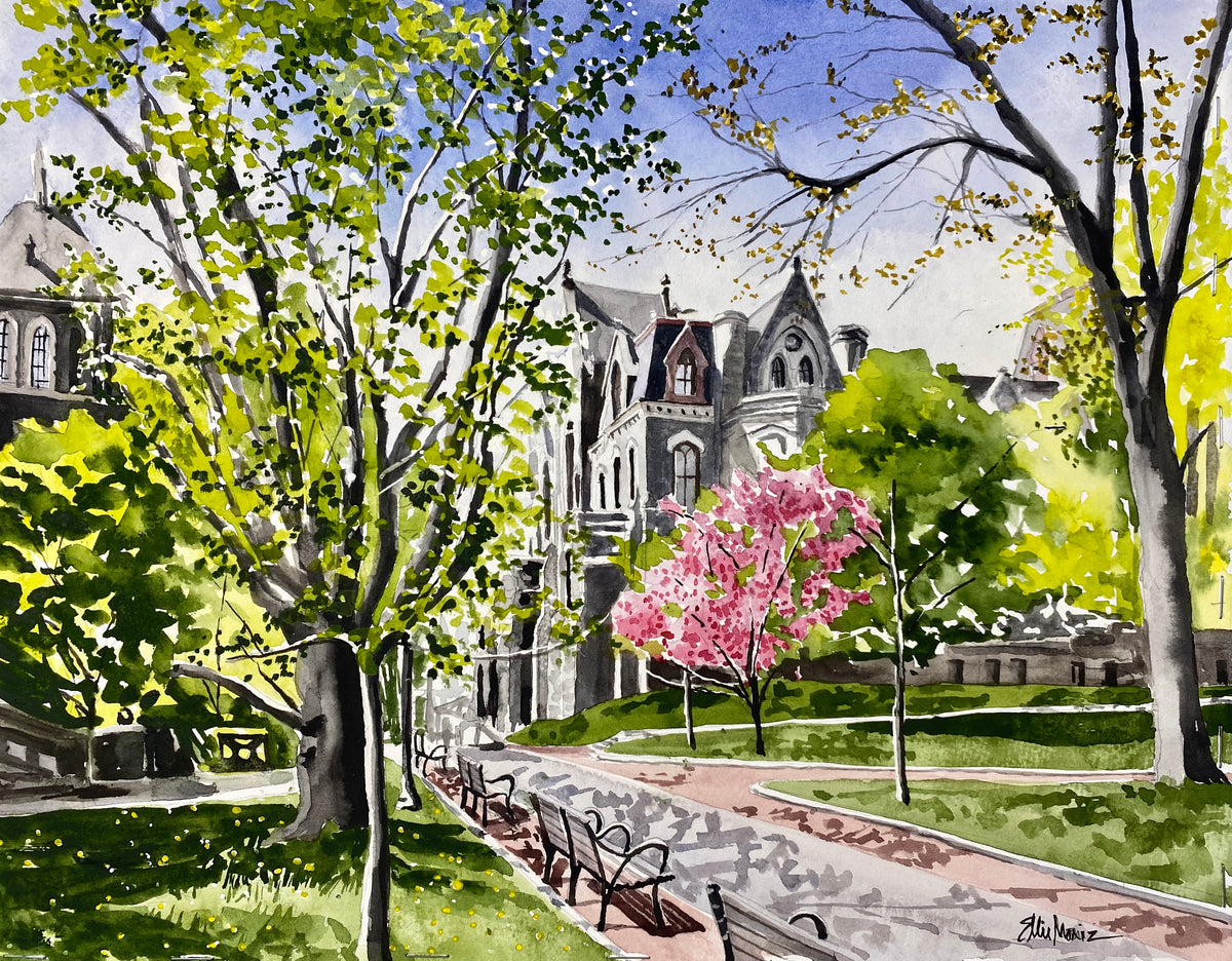 UPenn Spring– Ellie Moniz Watercolors