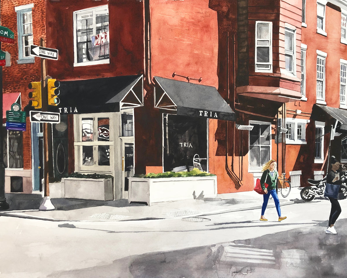 Tria Philly– Ellie Moniz Watercolors